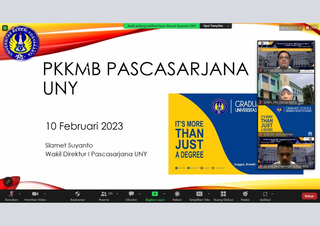 ORIENTASI KAMPUS SPS INTAKE GENAP 2022/2023 | Sekolah Pascasarjana